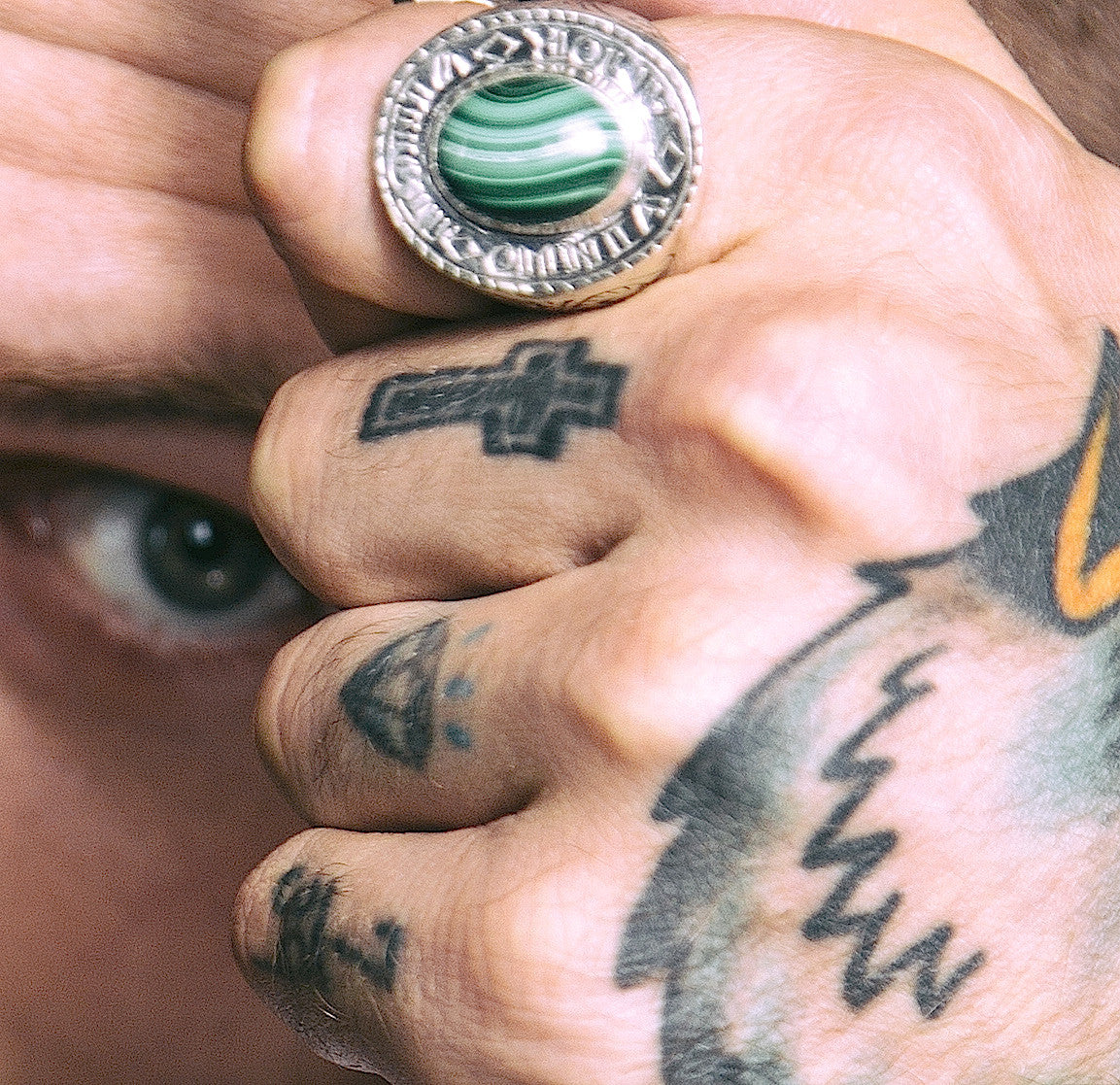 Amor Ring ~ Malachite Gemstone – LHN Jewelry