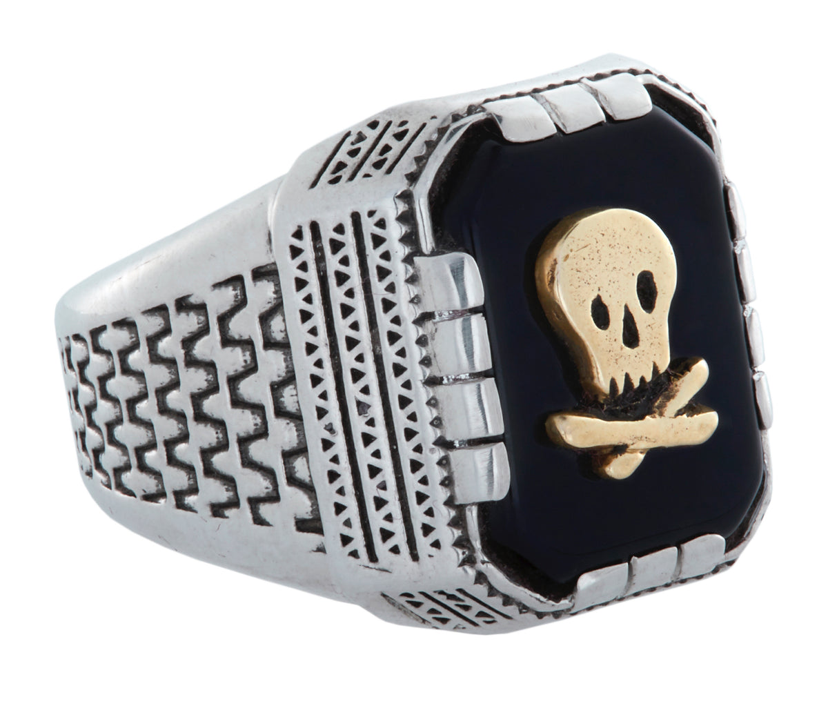 Skull Aztec Ring – LHN Jewelry