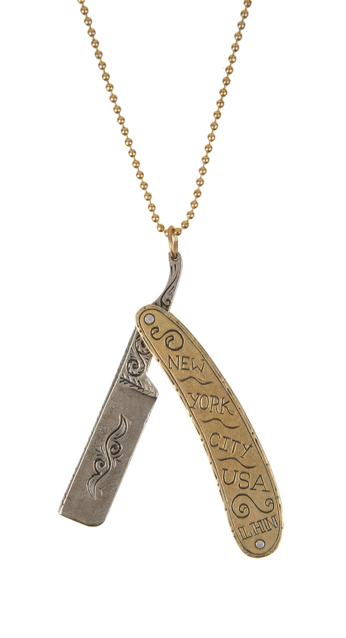 Straight Razor Necklace – LHN Jewelry