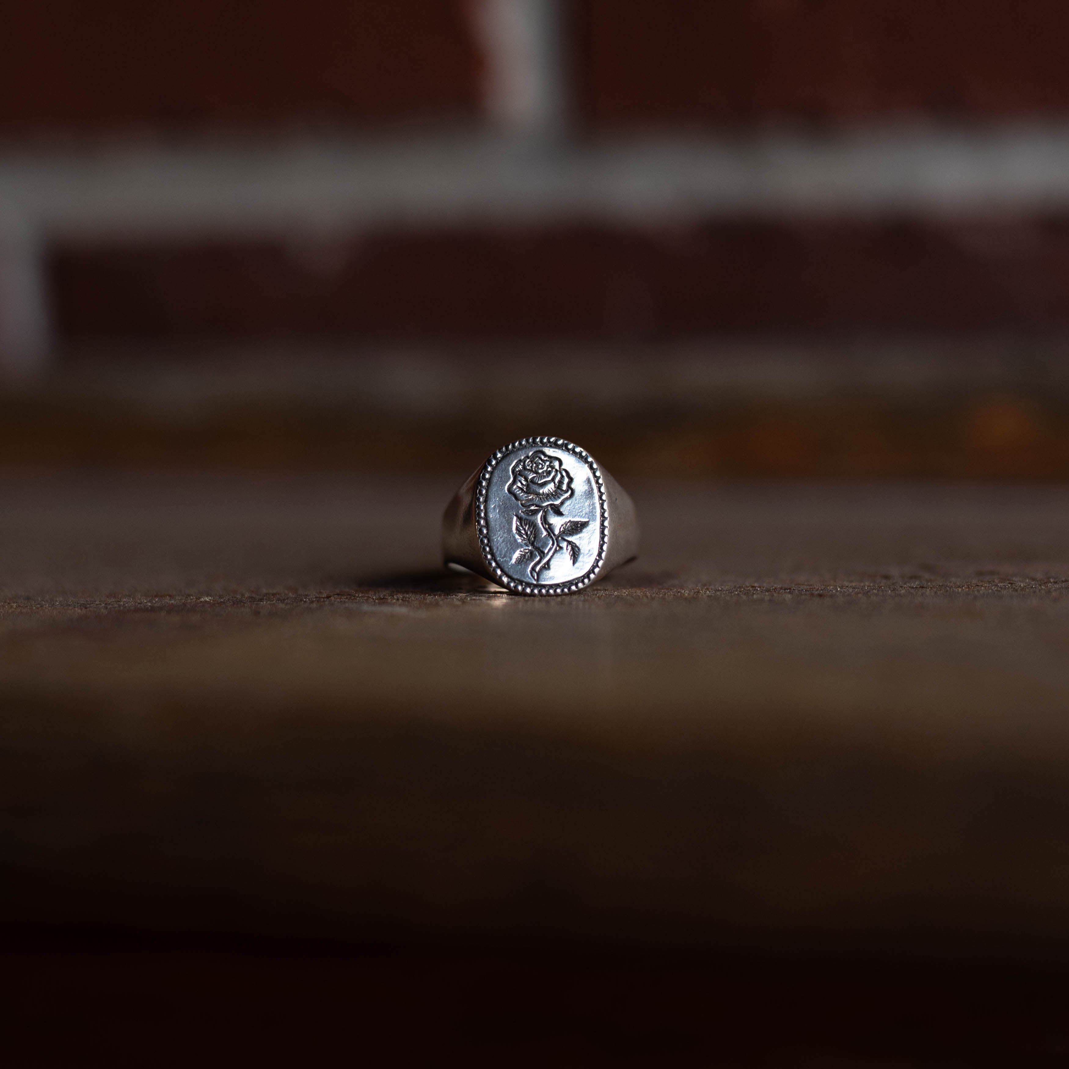 Rose Signet Ring – LHN Jewelry