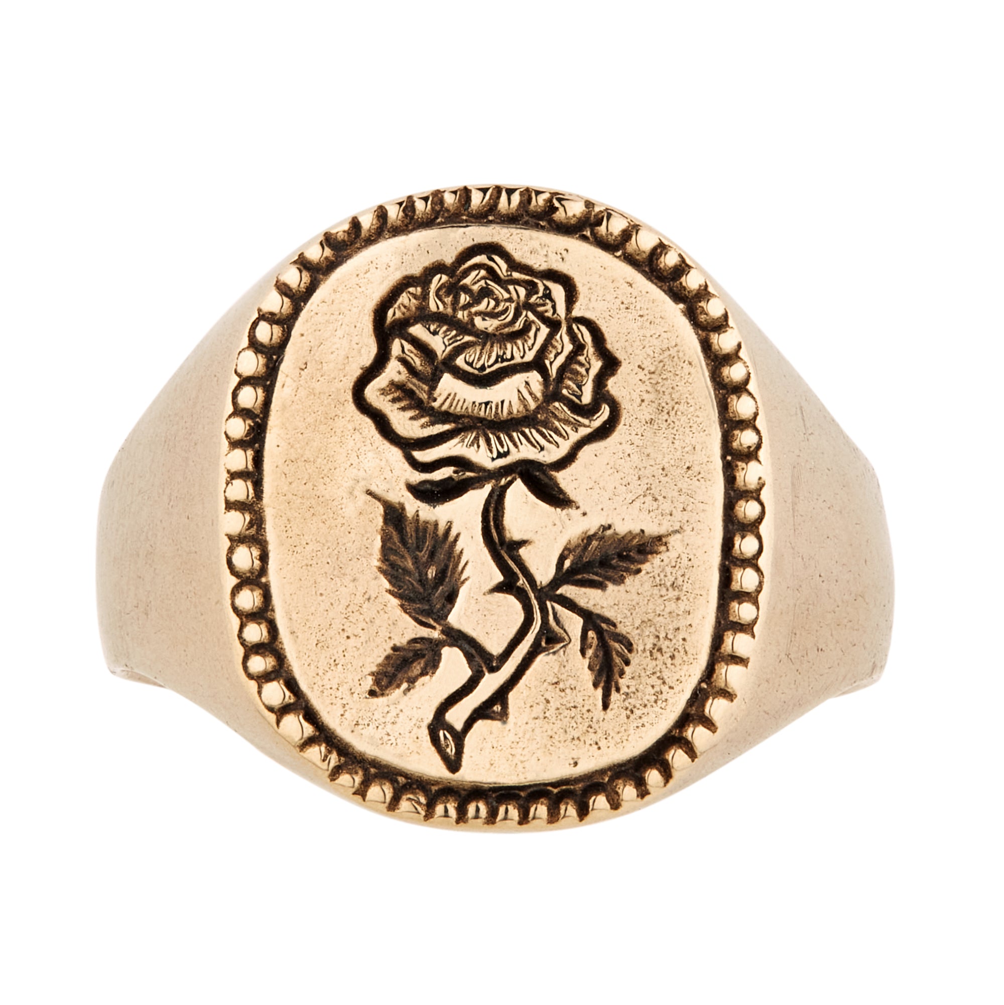 Rose Signet Ring – LHN Jewelry