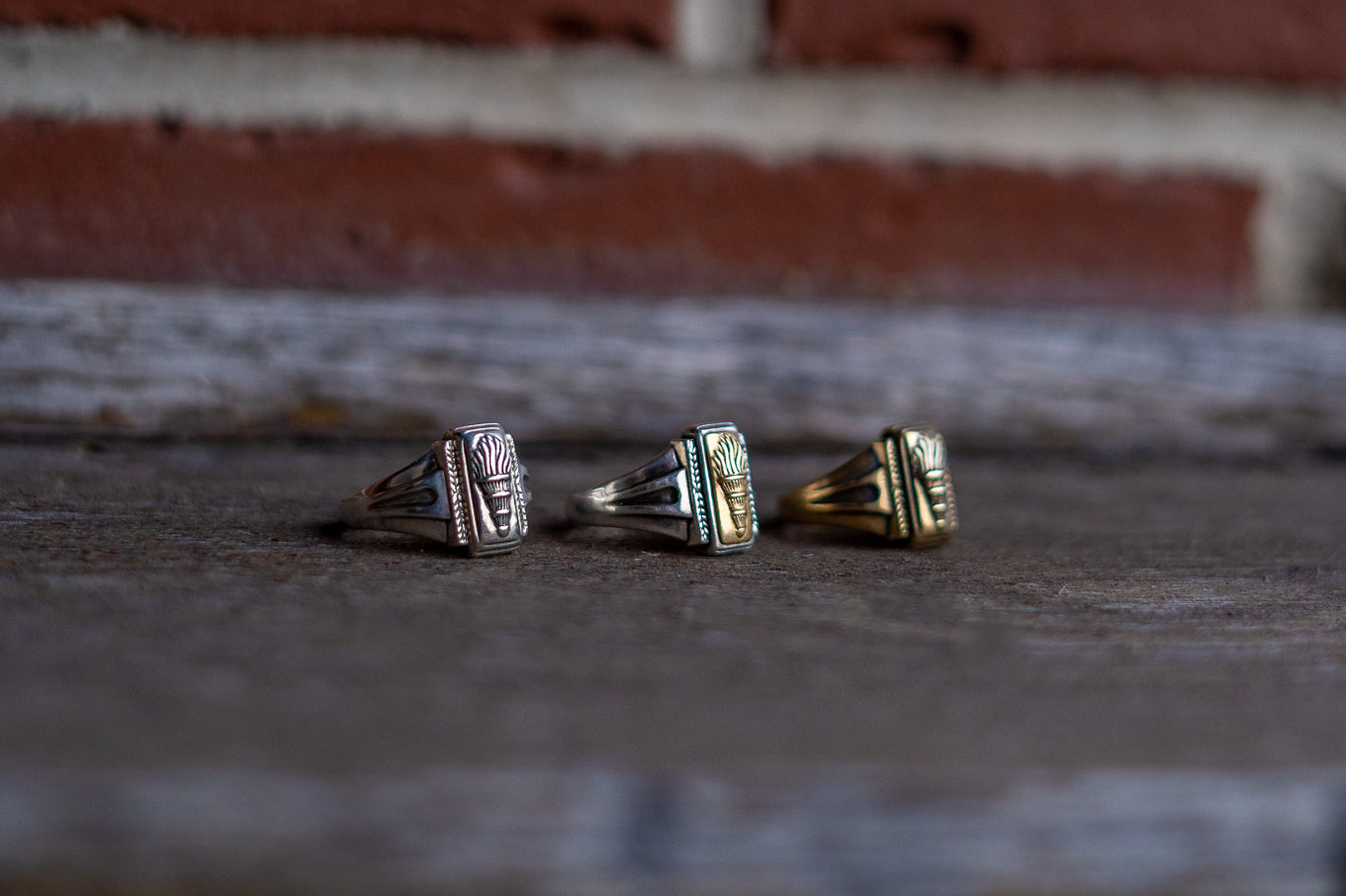 Liberty Torch Ring - Mixed Metals – LHN Jewelry